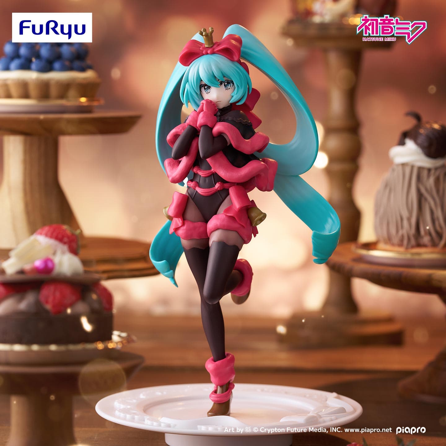 Figurine Hatsune Miku SweetSweets Serie Noêl Raspberry Furyu – 100% ...