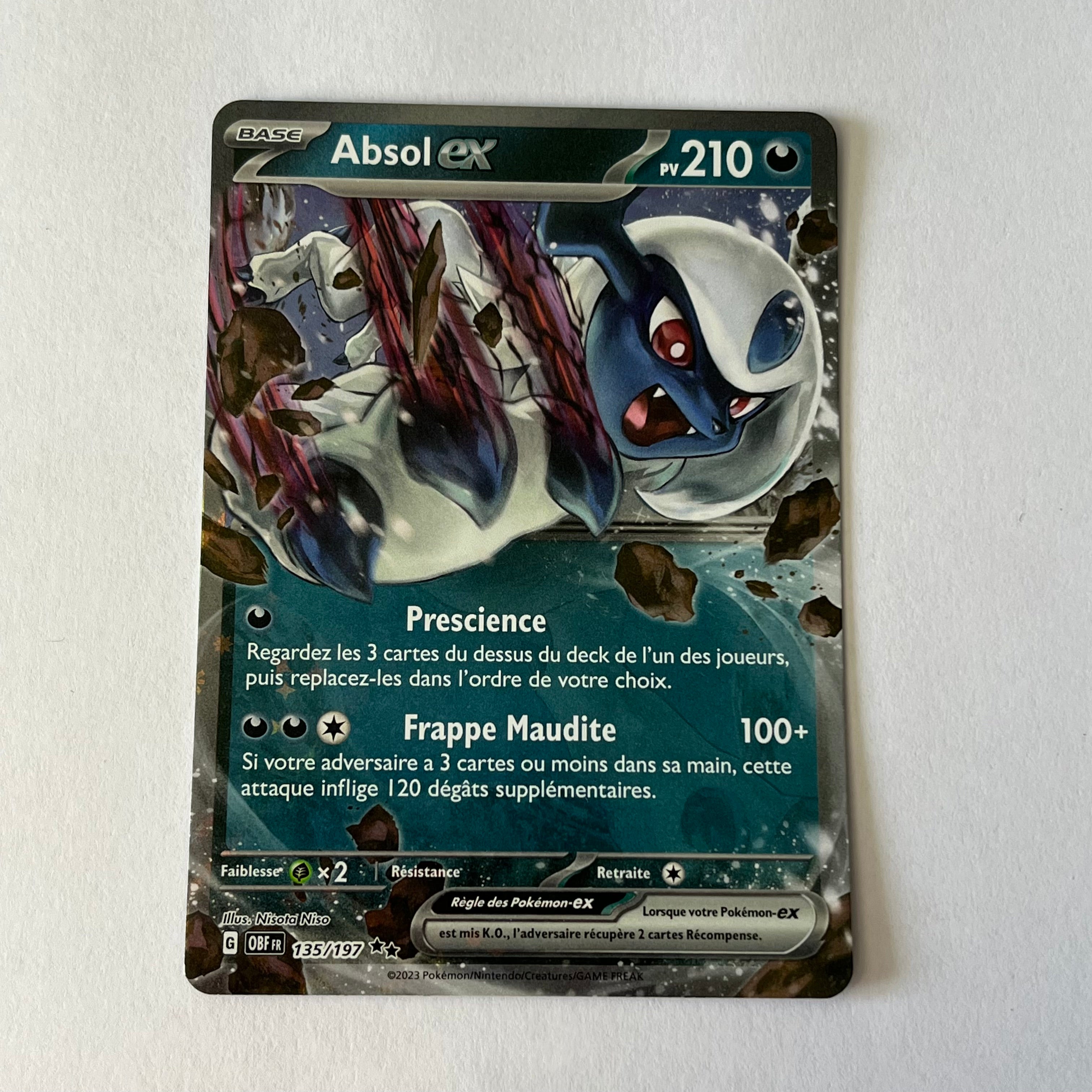 CARTES POKEMON ABSOL EX 135/197 FR – 100% figurines