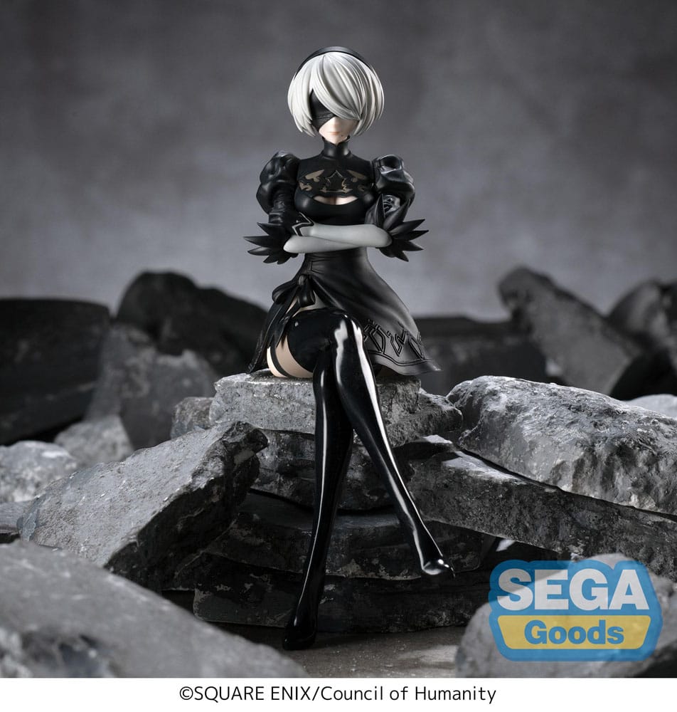 Figurine Nier Automata Ver1.1a 2B Assise Perching Sega Officielle – 100 ...